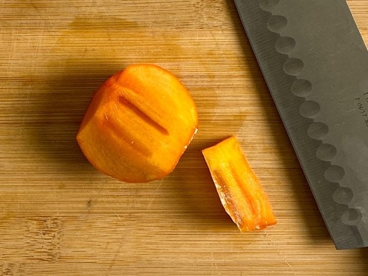 Persimmon Baby Food Puree, 2 Ways - Raising Veggie Lovers