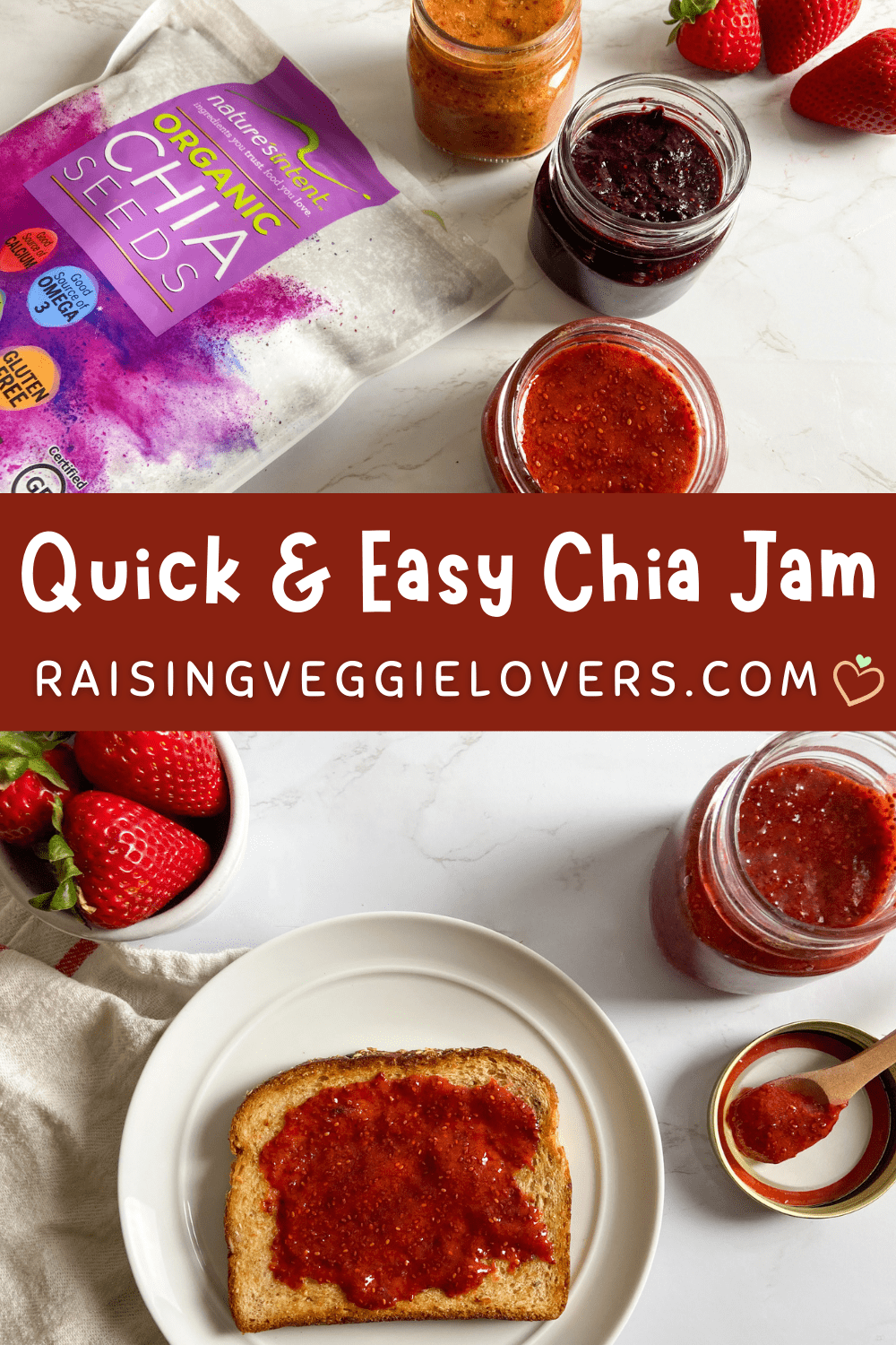 Quick and Easy Chia Jam - Raising Veggie Lovers