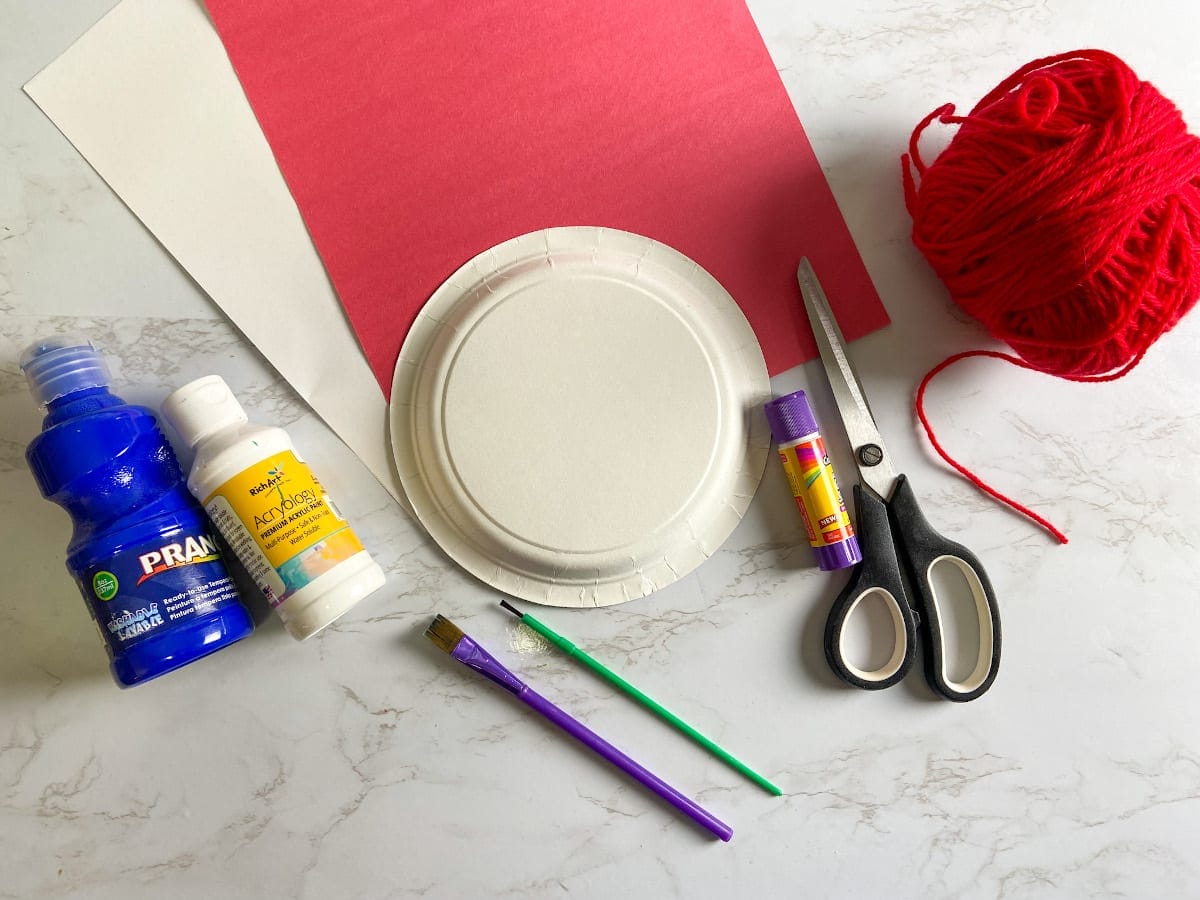 Patriotic Paper Plate Hat Craft for Fourth of July - Raising Veggie Lovers