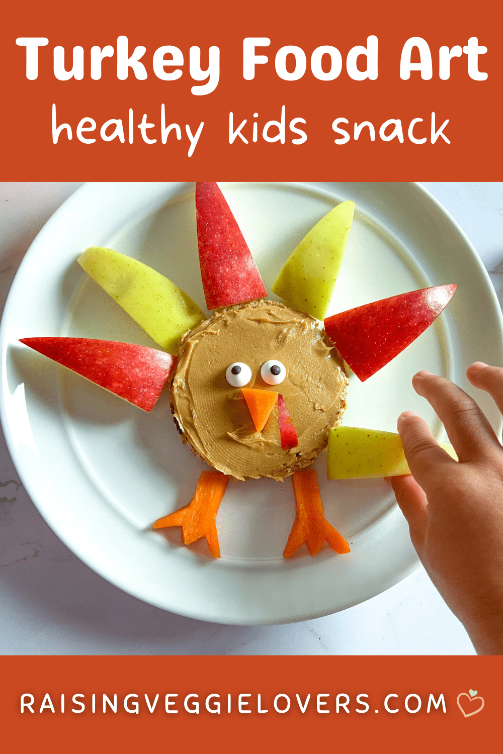 Easy Turkey Food Art for Kids (Healthy & Fun Thanksgiving Snack ...