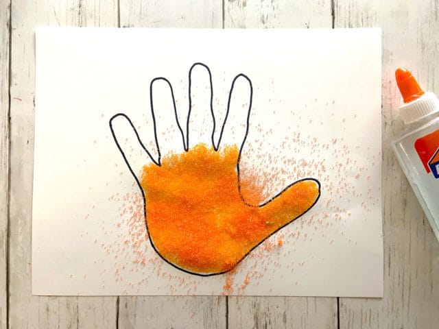 Candy Hand Turkey - Fun Thanksgiving Kids Craft - Raising Veggie Lovers