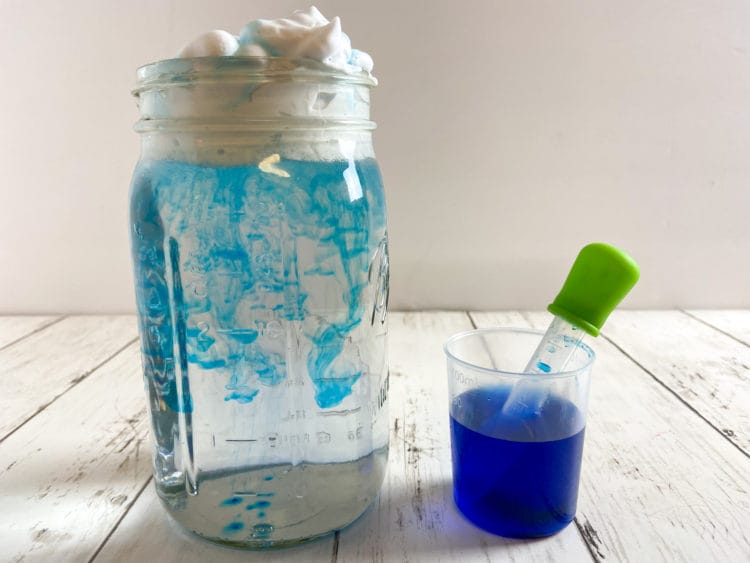 Rain Cloud In A Jar: Fun Kids Science Experiment - Raising Veggie Lovers