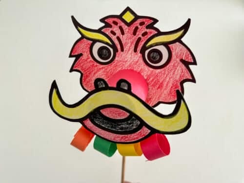 Chinese Dragon Kids Craft with Free Printable - Raising Veggie Lovers
