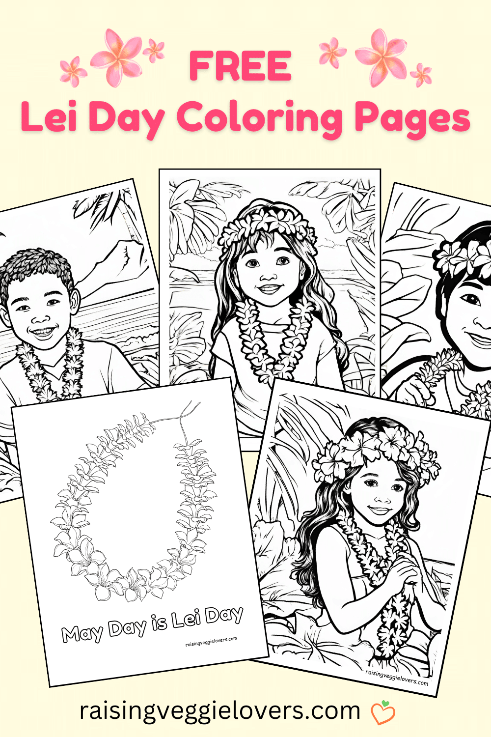 May Day in Hawai'i: Celebrating Lei Day with Free Printable Coloring ...