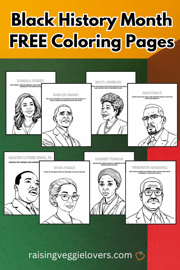 Celebrate Black History Month with Free Coloring Pages - Raising Veggie ...