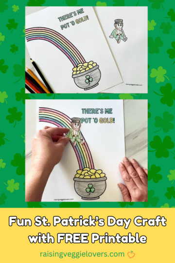 St. Patrick's Day Craft: Help the Leprechaun Find His Pot of Gold! - Raising Veggie Lovers