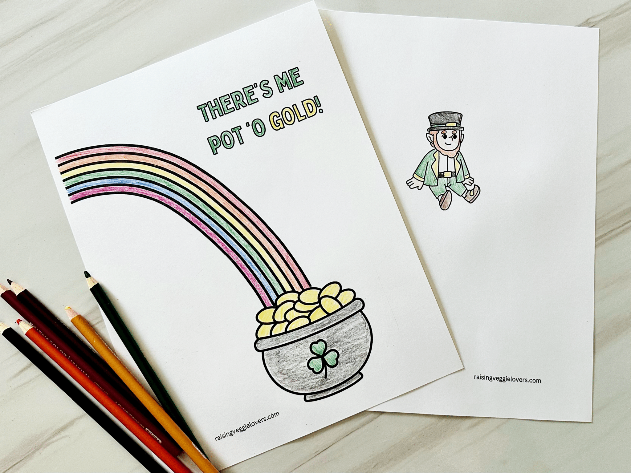 St. Patrick's Day Craft: Help the Leprechaun Find His Pot of Gold ...