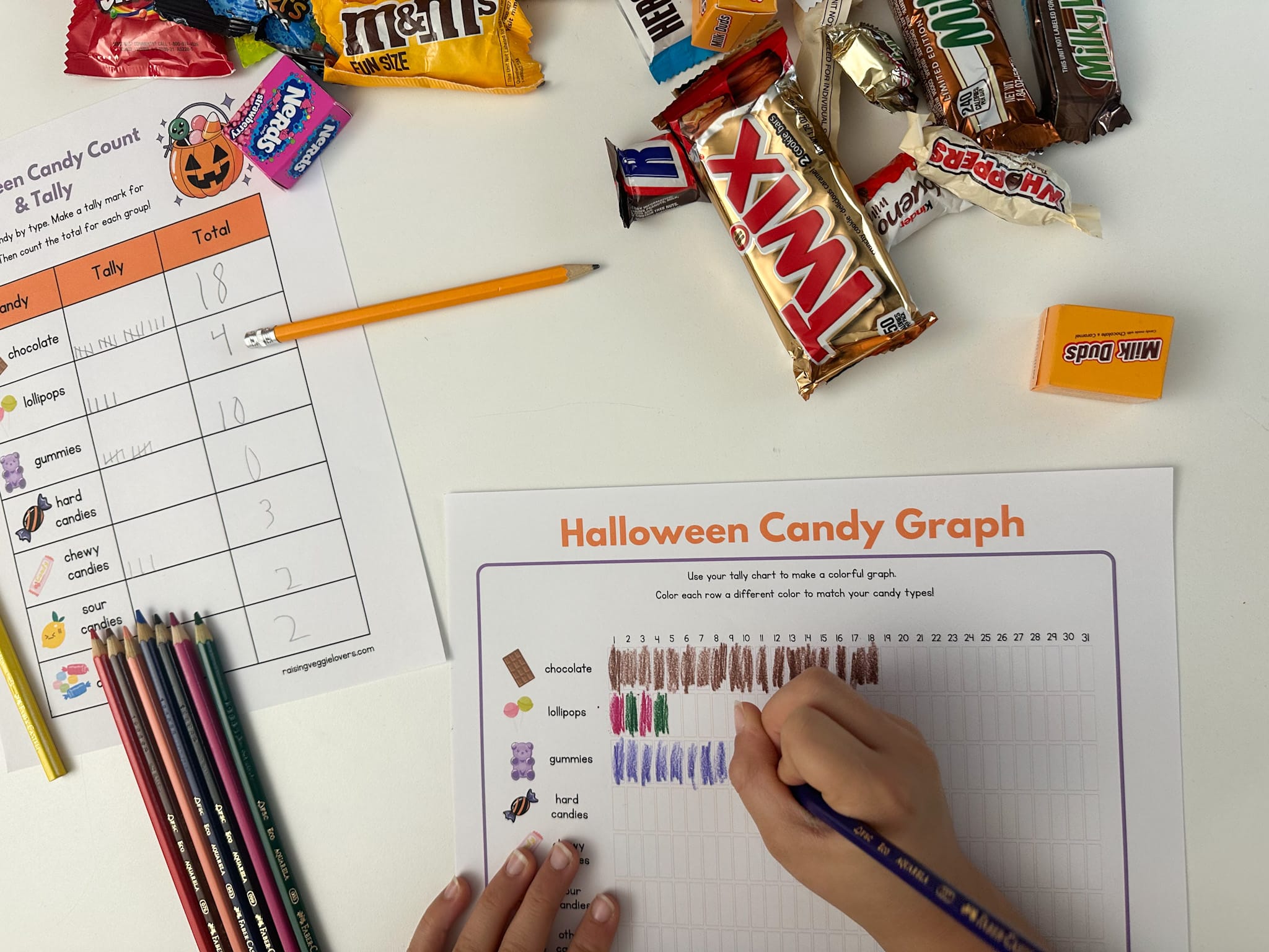 Sweet Learning: Halloween Candy Math with Free Printables - Raising ...