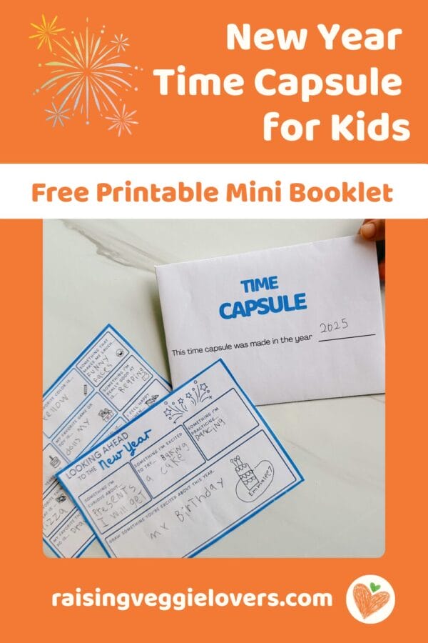 New Year Time Capsule for Kids (Free Printable Envelope + Mini Booklet ...