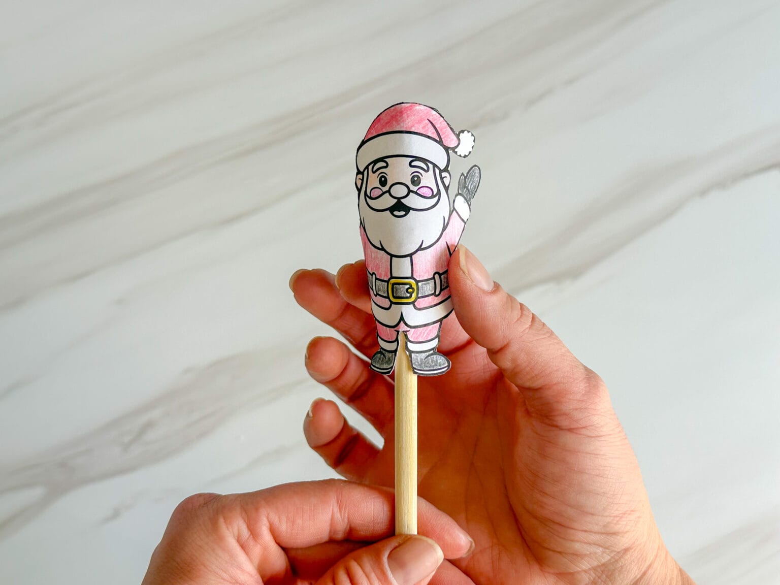 Santa in the Chimney Craft (Free Printable) - Raising Veggie Lovers ...
